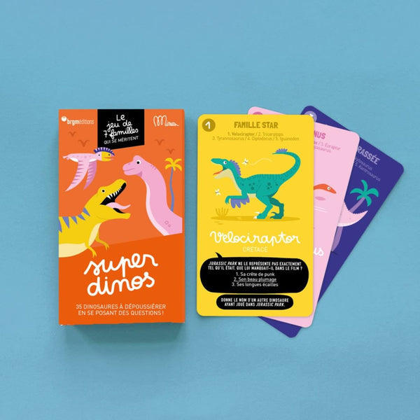 Jeu de 7 Familles Dinos - Minus – Les Biscottes